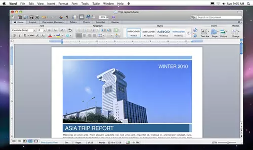 மைக்ரோசாப்ட் Mac 2011க்கான Office ஐப் பற்றிக் கூறுகிறது, Entourage ஐ கைவிடுகிறது 65509_1